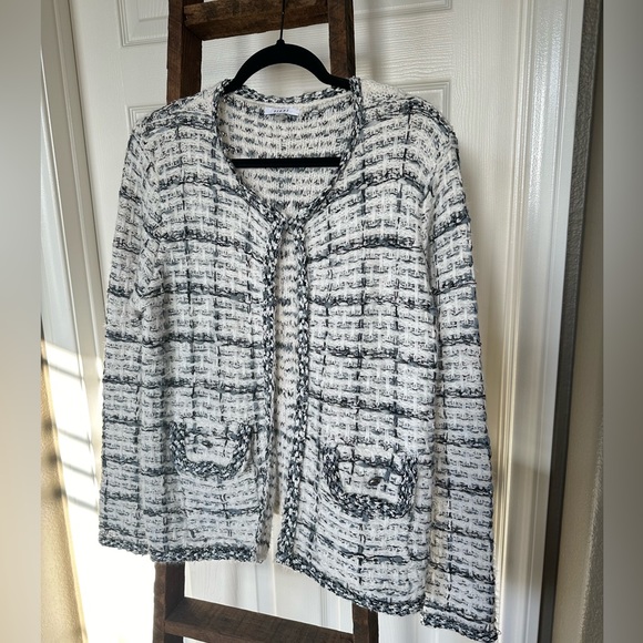 Sioni | Jackets & Coats | Chanel Inspired Knit Jacket Size Large | Poshmark